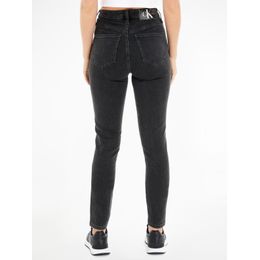 Damen Skinny-fit-Jeans "HIGH RISE SKINNY", schwarz, Gr. 26, Calvin Klein Jeans, unifarben, Denim/Jeans, Obermaterial: 89% Baumwolle, 8%