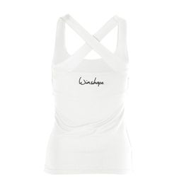 WINSHAPE Damen Sporttop "WVR25", wei&szlig;, Gr. XS, 90% Baumwolle, 10% Elasthan, Tops, Cross Back Style