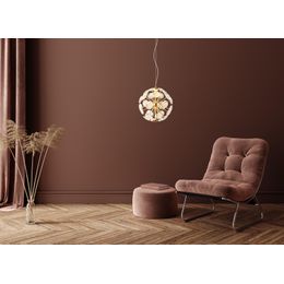 Globo LIGHTING LED Pendelleuchte "VIRINA", 1 Stk., gold, Leuchten, H&auml;ngelampe/H&auml;ngeleuchte/Wohnzimmer/Esstisch/elegant