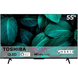 Toshiba QLED-Fernseher, 55, schwarz, Fernseher