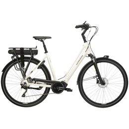 KROSS E-Bike "E-Citybike Sentio Hybrid 3.0 28 Zoll beige", 56cm, 28 Zoll (71,12cm), wei&szlig;, Elektrofahrr&auml;der, Pedelec, Elektrofahrrad f&uuml;r Damen und