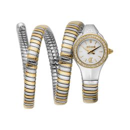 Just Cavalli Analog Watch female Gold, Silver size One Size