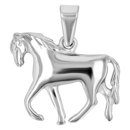 Adelia&acute;s ADELIA ́S M&auml;dchen Kettenanh&auml;nger "Anh&auml;nger &ndash; Pferd Anh&auml;nger aus Edelstahl", Edelstahlsilber, Edelstahl, Schmuckanh&auml;nger, Ideal als Geschenk f&uuml;r