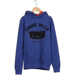 PETROL INDUSTRIES Kapuzenpullover Herren Gr&ouml;&szlig;e S Second Hand blau