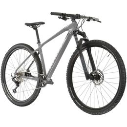 KROSS Mountainbike "KROSS MTB Hardtail Level 8.0 29" grau 12 G&auml;nge", 41cm, 29 Zoll (73,66cm) hinten: 29 Zoll (73,66cm), grau, Fahrr&auml;der, mit