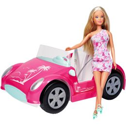 Simba Kinder Anziehpuppe "Steffi Love Beach Car", bunt, Kunststoff, Puppen