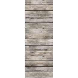 queence Vinyltapete "Evert", B/L: 0,9m x 2,5m, braun, Tapeten, 90x250cm, selbstklebend, kinderleichte Anbringung,, Sticker