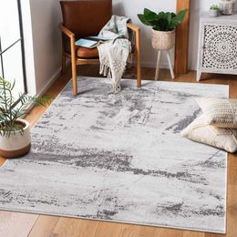 Teppich Carpet City, B:160cm H:11mm L:230cm, grau, Polypropylen, Wohnzimmer, Teppiche, "Chic", Kurzflor, Vintage-Optik, Weicher Flor