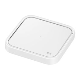 Samsung Induktions-Ladeger&auml;t "Wireless Charger Pad mit Adapter EP-P2400T", B:12cm H:8cm T:20cm, wei&szlig;, Ladeger&auml;te