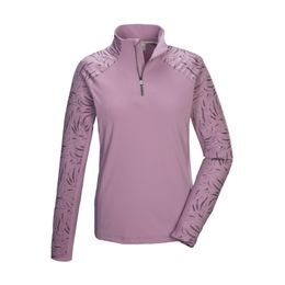 Killtec Damen Langarmshirt "KSW 56 WMN FLX SHRT"violett, Gr. 36, Obermaterial: 69% Polyester, 31% Elasthan, Shirts, Damen Funktionsshirt: warm, hoher