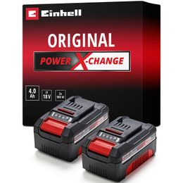 Einhell Akku "&raquo;PXC-Twinpack&laquo;", 18 V, rot, Akkumulatoren, 18 V, 4 Ah
