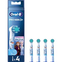 Oral-B Kinder Aufsteckb&uuml;rsten "Pro Kids 3+ Disney Frozen", 4 Stk., bunt, Zahnb&uuml;rstenk&ouml;pfe, extra weiche Borsten, ab 3 Jahren