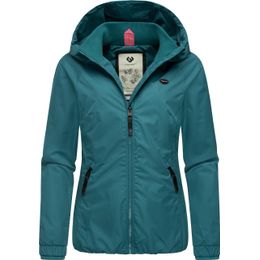 Ragwear Damen Outdoorjacke "Dizzie", blau, Gr. XL, Au&szlig;enmaterial: 100% Polyester; Innenfutter: 100% Polyester; Wattierung: 100% Polyester, Jacken,