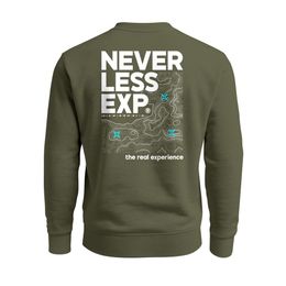 Neverless Sweatshirt 'Expedition' male Green size XXL