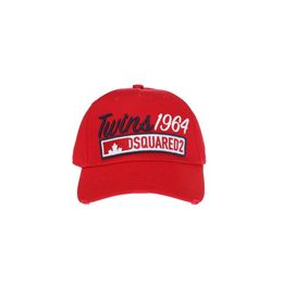 Dsquared2 Cap 'Baseball Cap - BCM0169' Herren Gr&ouml;&szlig;e 54/64 rot