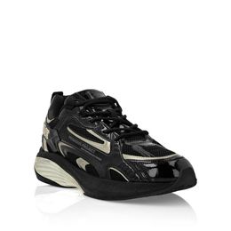 Plein Sport Sneakers 'Pegasus' male Black size 39