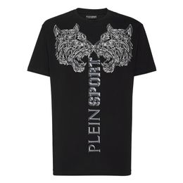 Plein Sport Shirt 'Tiger' male Black size XXL