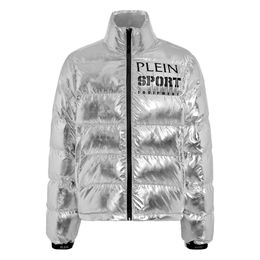 Plein Sport Jacke 'Statet' Herren Gr&ouml;&szlig;e XXXL schwarz / silber