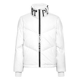 Plein Sport Winter Jacket 'Tiger' male White size XL