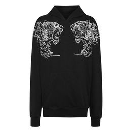 Plein Sport Sweatshirt ' Tiger ' male Black size 5XL