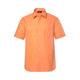 Men Plus Button Up Shirt male Orange size XL