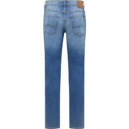 Mustang Herren Straight-Jeans "Herren Style Tramper Straight"582 mittelbalu, Gr. 34, unifarben, Denim/Jeans, 99% Baumwolle, 1% Elasthan, Jeans