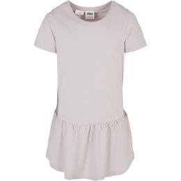 Urban Classics M&auml;dchen Shirtkleid "Urban Classics Damen Girls Valance Tee Dress"softlila, Gr. 122, unifarben, 100% Baumwolle, Kleider