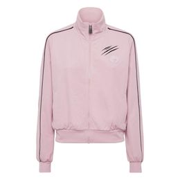 Plein Sport Zip-Up Hoodie female Pink size XXXL