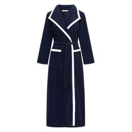 F&eacute;raud Paris Short Bathrobe ' High Class ' female Blue, White size 46