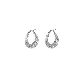 Cala Rose Earrings 'TRIPLE HOOPS' female Silver size One Size