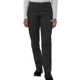 Jack Wolfskin Damen Outdoorhose "PARANA PANTS W", schwarz, Gr. 42, Obermaterial: 100% Polyester; Futter: 100% Polyester, Hosen