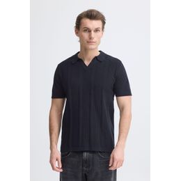 Poloshirt Blend "BHBaron", Herren, Gr. XXL, salute, Feinstrick, 100% Baumwolle, Strukturmuster, normal normal, V-Ausschnitt, Rippb&uuml;ndchen, Shirts, Stilvolles T-Shirt mit Kragen und strukturiertem Rippmuster