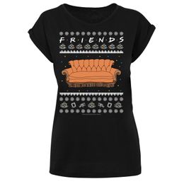 F4NT4STIC Damen T-Shirt "FRIENDS TV Serie Isle Couch", schwarz, Gr. 4XL, Obermaterial: 100% Baumwolle, Shirts, Damen,Premium Merch,Regular-Fit,Kurze
