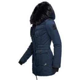 Navahoo Damen Wintermantel "Luluna Prc", blau, Gr. XS, Oberstoff: 100% Polyester; Futter: 100% Polyester; Wattierung: 100% Polyester; &Auml;rmelfutter: