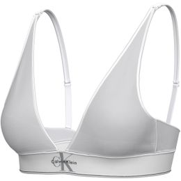 Damen Triangel-BH "LIGHTLY LINED TRIANGLE", Calvin Klein Underwear, Gr. XL, rosa, Jersey, Obermaterial: 92% Polyester, 8% Elasthan, unifarben, BHs,