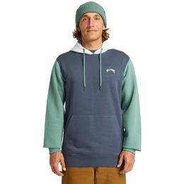 Billabong Herren Kapuzensweatshirt "Arch Block"ombre blau, Gr. S, Obermaterial: 55% Walkfrottier, 25% Walkfrottier, 20% Microfaser;, Sweatshirts