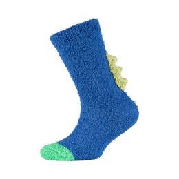 Camano Damen Socken "Socken 4er Pack", Gr. 27, blau, 98% Polyester, 2% Elasthan, gemustert, Socken