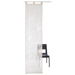 Schiebegardine OTTO HOME, B:57cm H:265cm, beige, Ausbrenner, Polyester, Viskose, Wohnzimmer, Gardinen, "Anna", Inkl. Beschwerungsstange