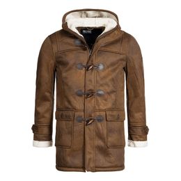 INDICODE Jeans Winter Coat 'Calshot' male Brown size XXL