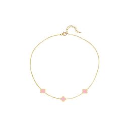 Cala Rose Necklace 'SUMMER CLOVER' female Pink size 39 cm
