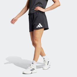 Damen Shorts "WE BL SHORT", schwarz, Gr. S, adidas Performance, Obermaterial: 100% Polyester, Hosen