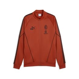 Puma Sportsweatjacke 'AC Milan King Anthem' Herren Gr&ouml;&szlig;e S rostrot / schwarz