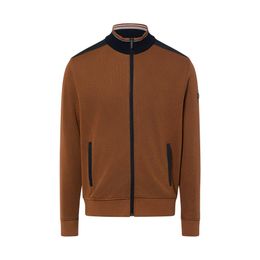 Bugatti Zip-Up Hoodie male Brown size M