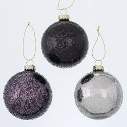 Boltze 3er Set Weihnachtskugel Cervise &Oslash;8 cm skandinavische Deko Online Shop