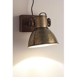 Bizzotto Wandleuchte Applique 1-flammig 18x18x27cm, messingfarben skandinavische Deko Online Shop