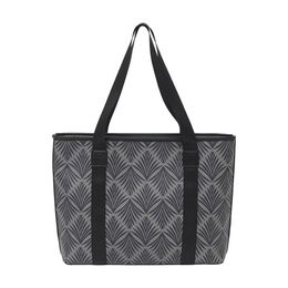 Coming Copenhagen Shopper mit Palmenmuster Danica L44 x B12 x H33.5cm, schwarz skandinavische Deko Online Shop