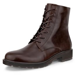 Ecco Damen Schn&uuml;rstiefelette "METROPOLE VIENNA", Gr. 40dunkelbraun, Leder, Schuhe, Schn&uuml;rboots, Klassik-Stiefelette mit Dual-Fit-Innensohle