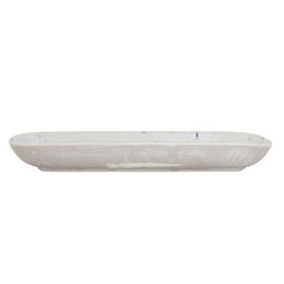 Bloomingville Servierplatte Heather, Steingut 26,5 x 10 x 3 cm skandinavische Deko Online Shop