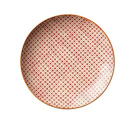 Bloomingville Carla Teller, Steingut 3er &Oslash; 20 cm, 3 verschiedene Farben skandinavische Deko Online Shop