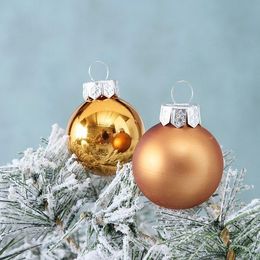Boltze Weihnachtskugeln &Oslash; 4 cm, 16 tlg &Oslash; 4 cm, kupfer skandinavische Deko Online Shop